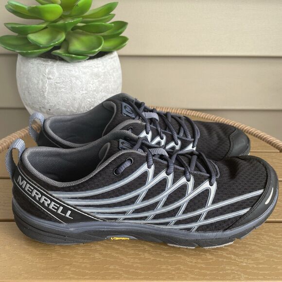 Merrell | Shoes | Merrell Black Bare Access Arc Vibram Running Athletic ...